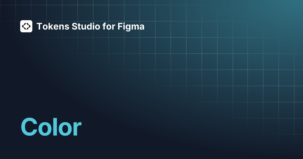 Color | Tokens Studio for Figma